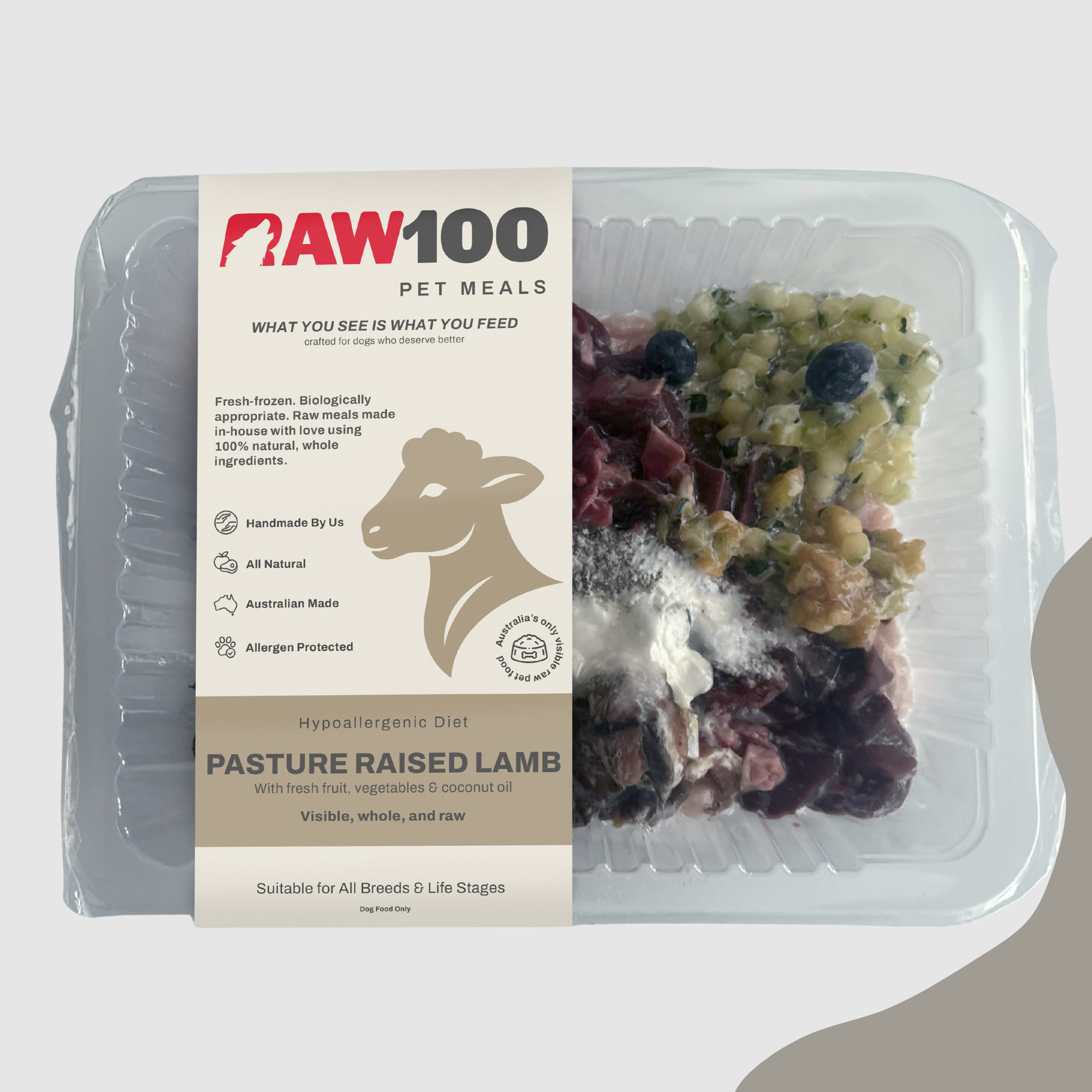 Pasture Raised Lamb – Raw100 Pet Food
